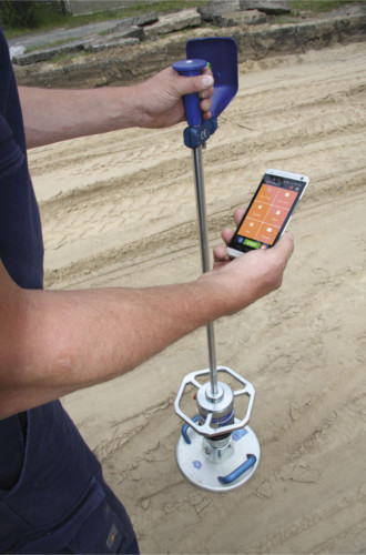 TERRATEST 8000 Wireless - Bluetooth deflectometer with testing computer ...